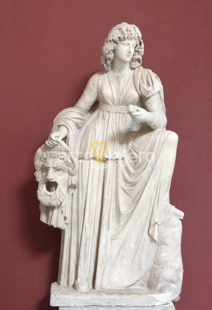 Melpómene: La musa de la tragedia en la Mitología - ArteViajero