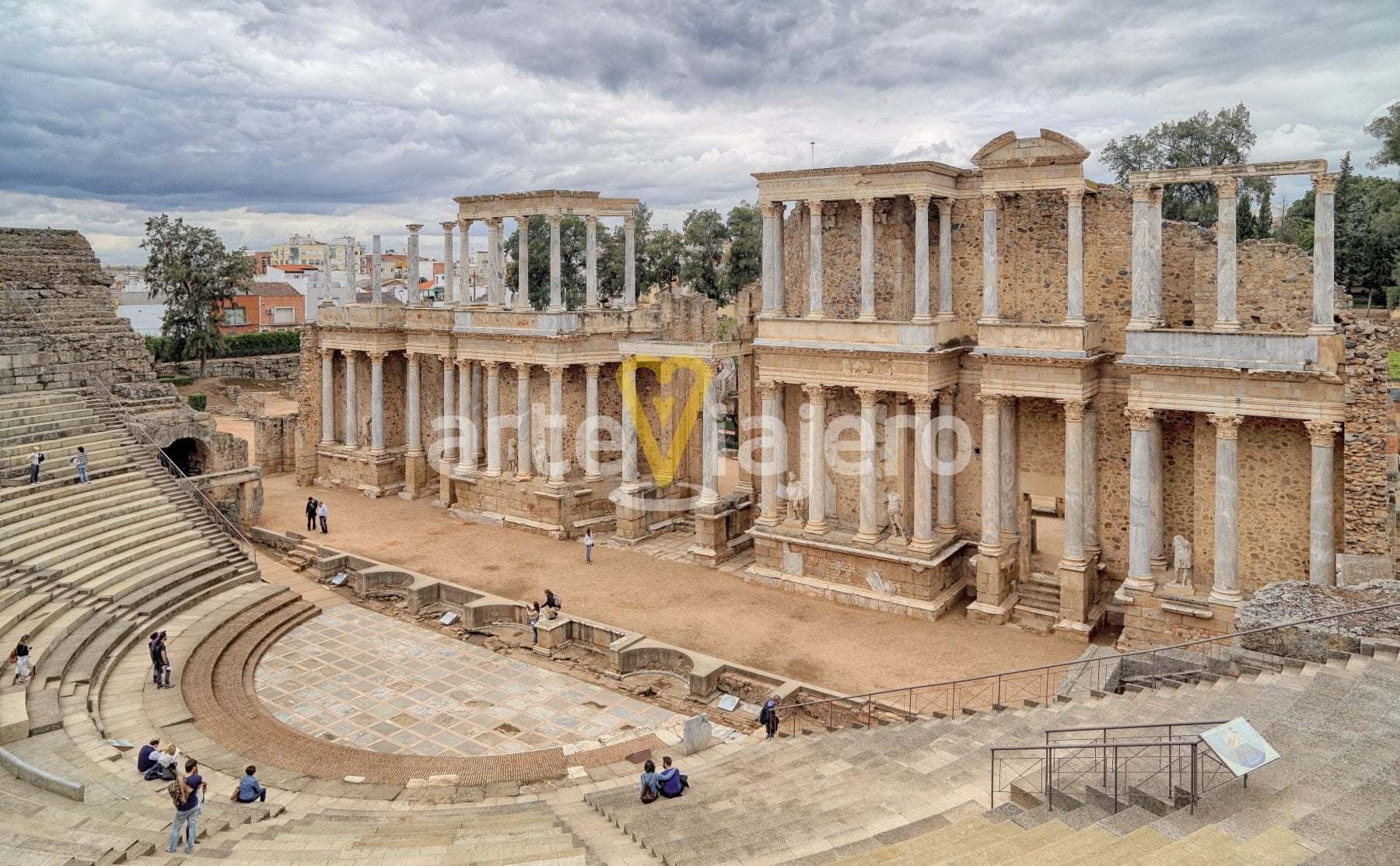 Teatro Romano de Mérida: tuvo capacidad para 6.000 personas